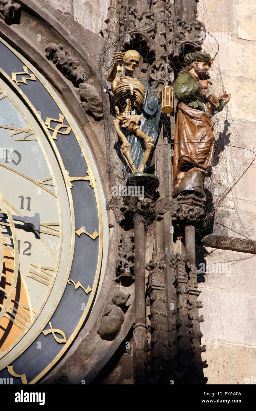 Astronomical Clock in the Old Town Square,Prague,Czech Republic Stock ...