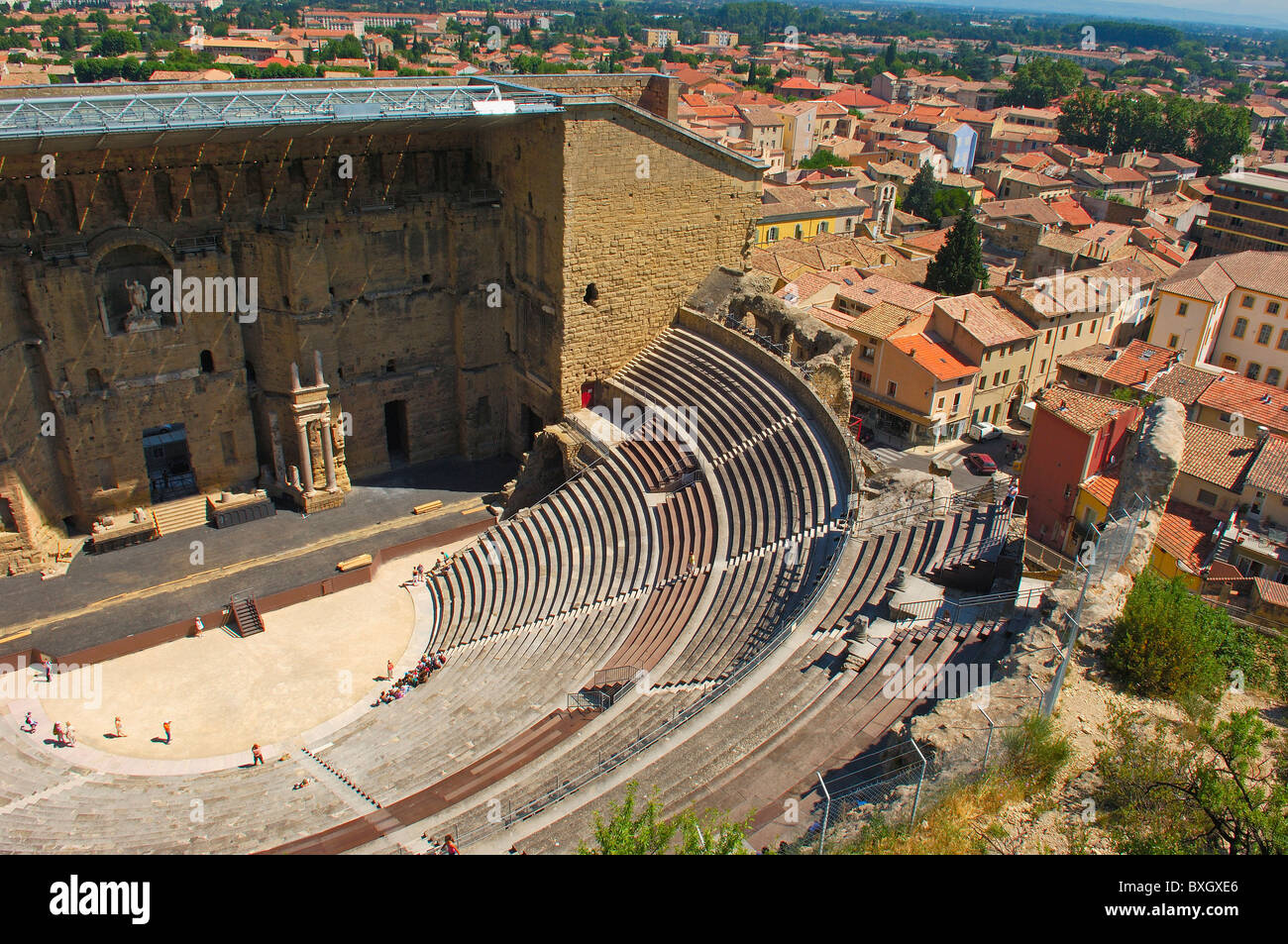 Roman theater (Unesco World Heritage Site), Orange, Vaucluse, Provence ...