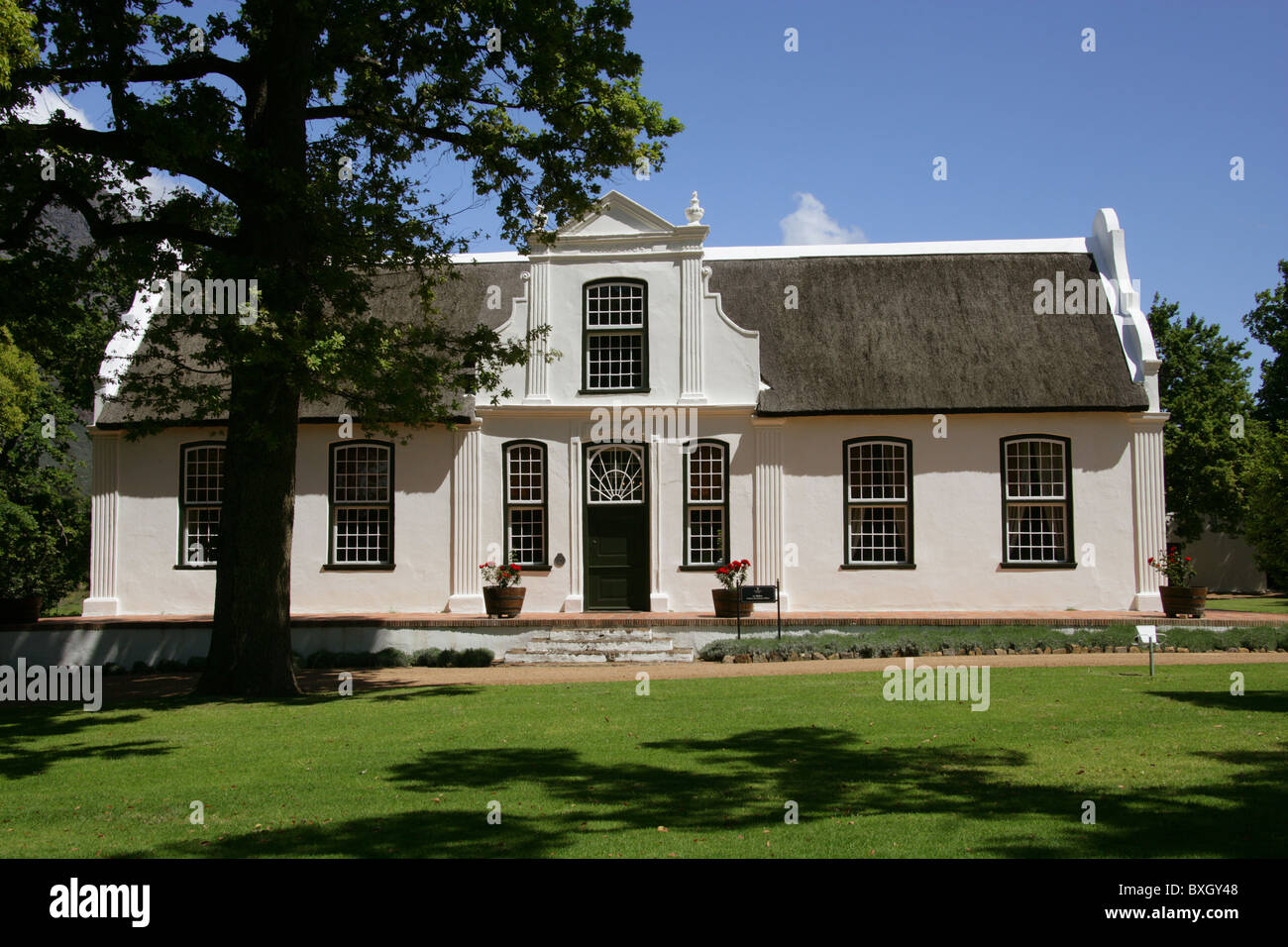 Old Dutch Style Building at Boschendal Vinyard, Le Rhone Property ...