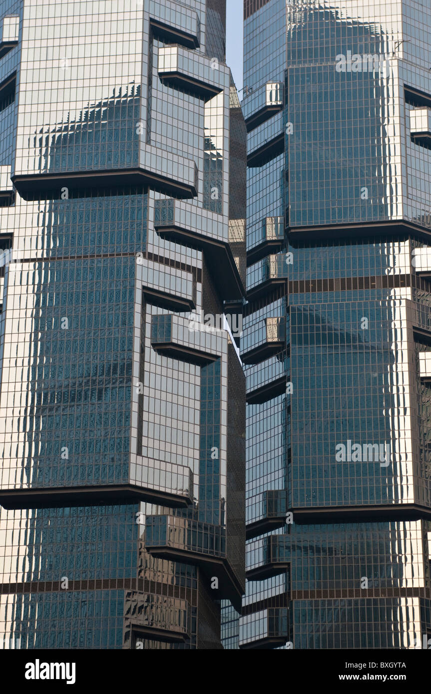 The Lippo Centre, Hong Kong Island, China Stock Photo - Alamy