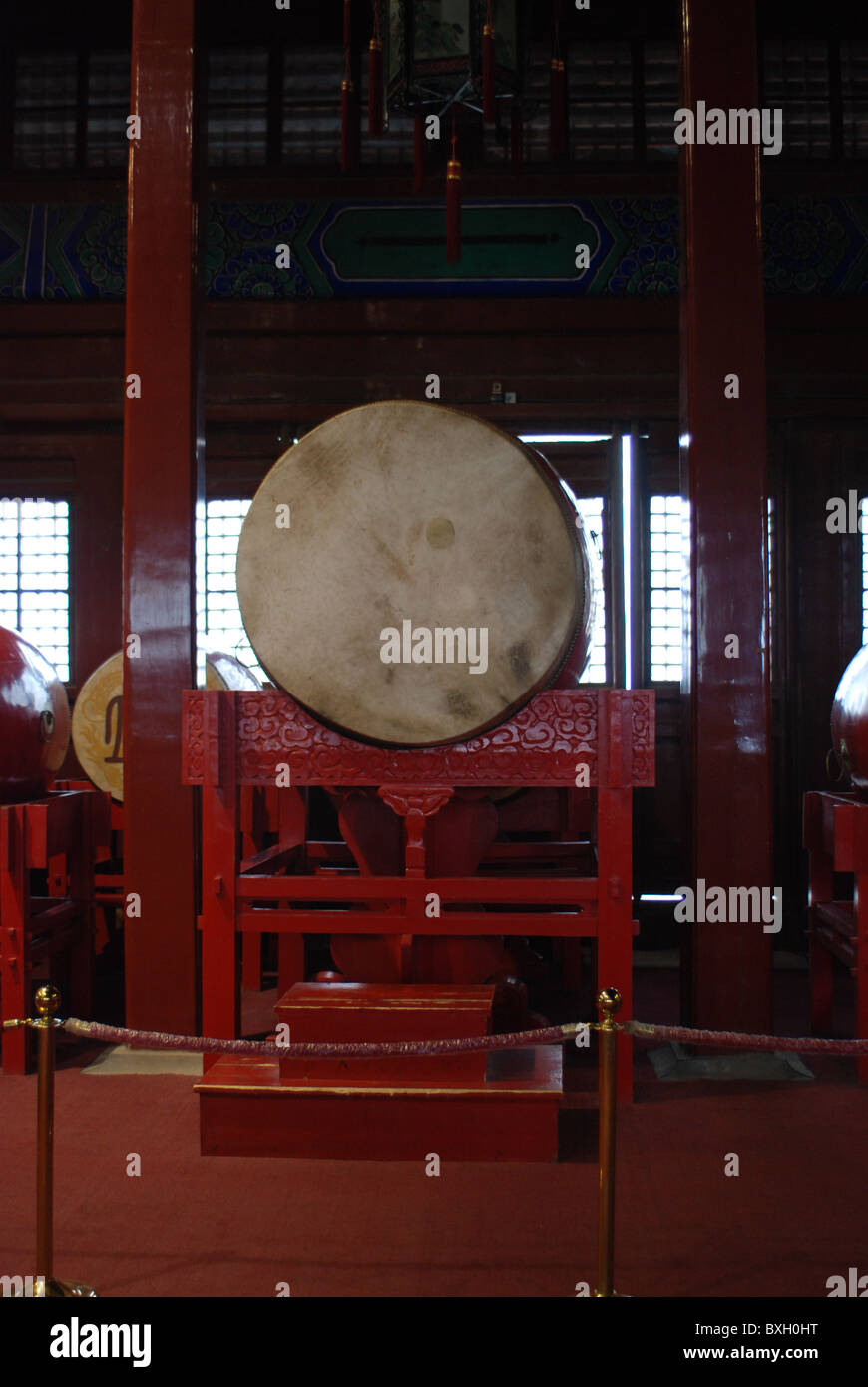 The Drum Tower, Beijing, Drums Stock Photo - Alamy