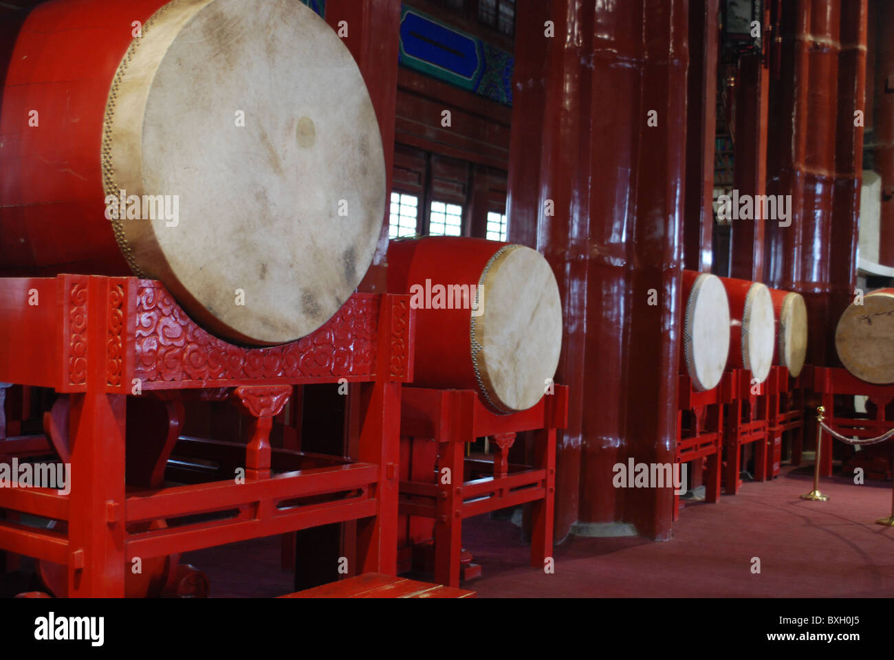 The Drum Tower, Beijing, Drums Stock Photo - Alamy