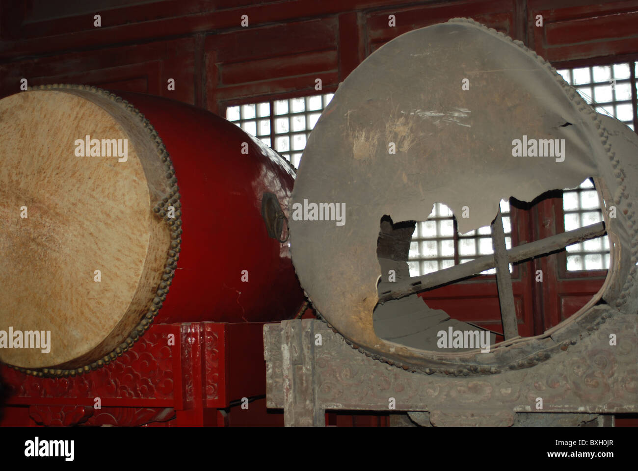 The Drum Tower, Beijing, Drums Stock Photo - Alamy