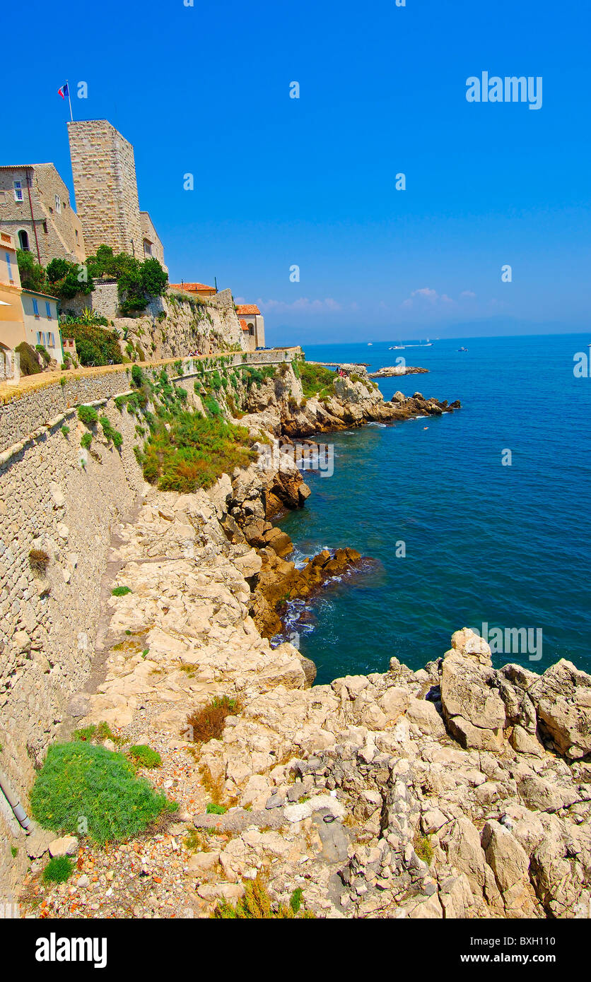 Antibes chateau grimaldi castle hi-res stock photography and images - Alamy