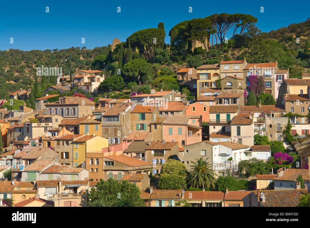 Bormes les Mimosas, south of France Stock Photo - Alamy