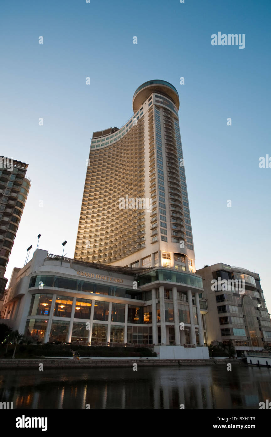 Grand Hyatt Tower Hotel, Egypt, Cairo Stock Photo - Alamy