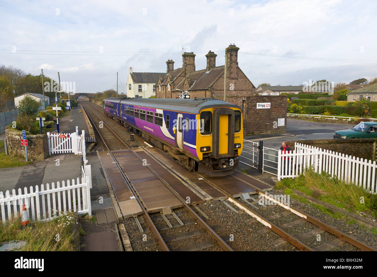 Manned level crossing hi-res stock photography and images - Alamy