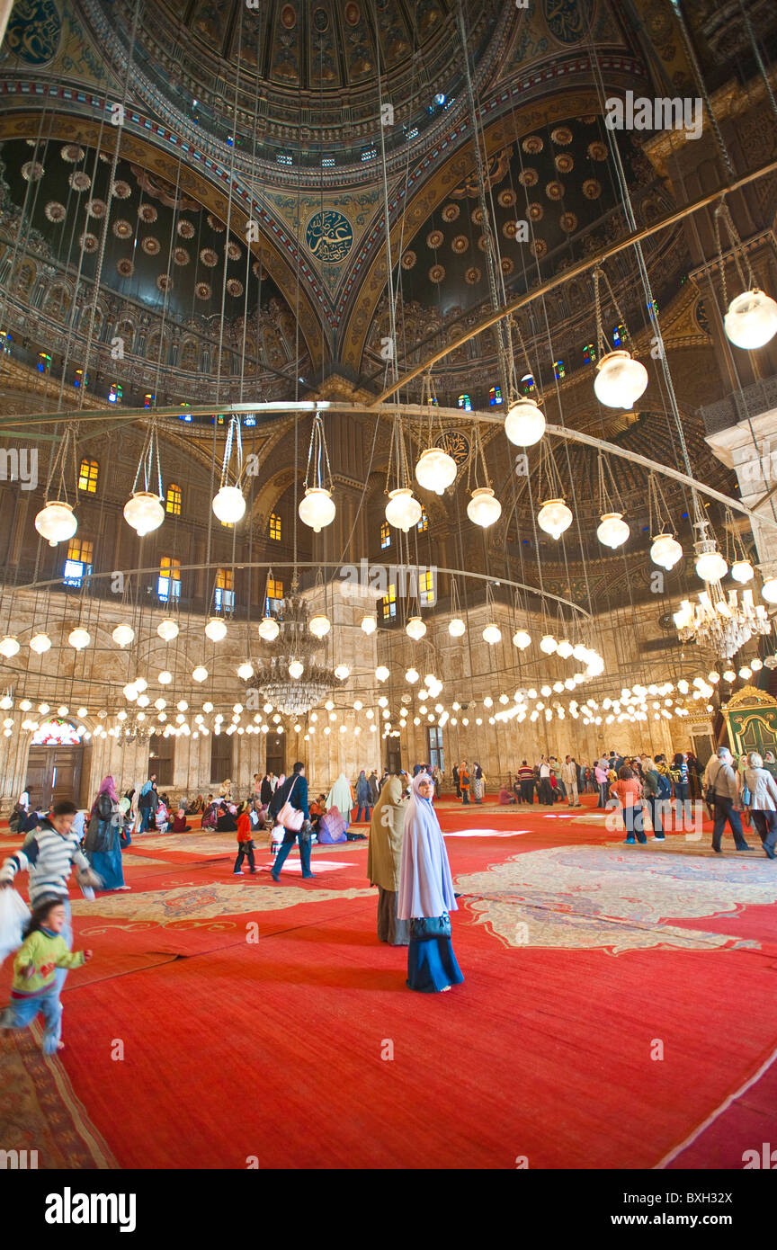 Egypt, Cairo. The Mosque of Muhammad Ali Pasha or Alabaster Mosque at ...