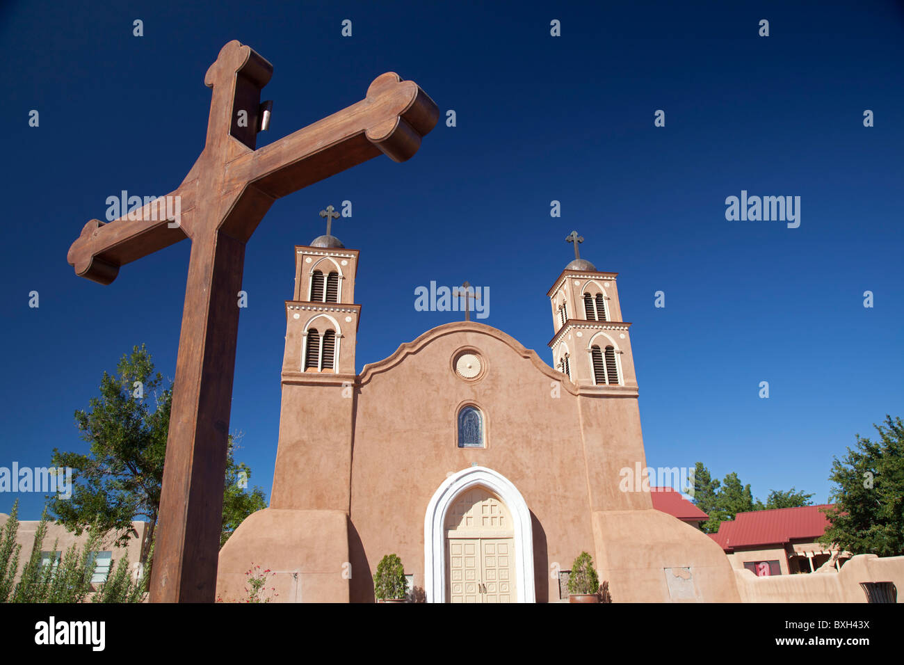 Socorro, New Mexico - The historic San Miguel Mission. The church was ...