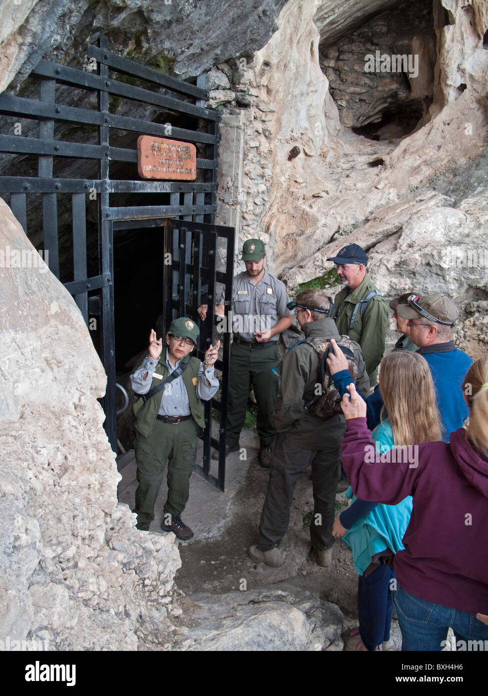 Entrance to Slaughter Canyon Cave in Carlsbad Caverns National Park ...