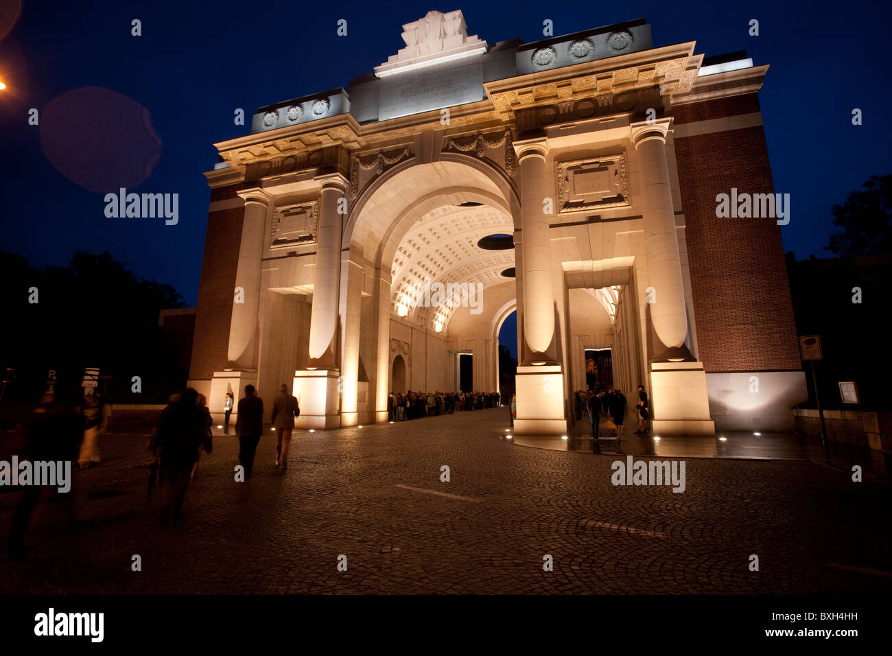 Menin Gate Memorial Ypres world war 1 Stock Photo - Alamy
