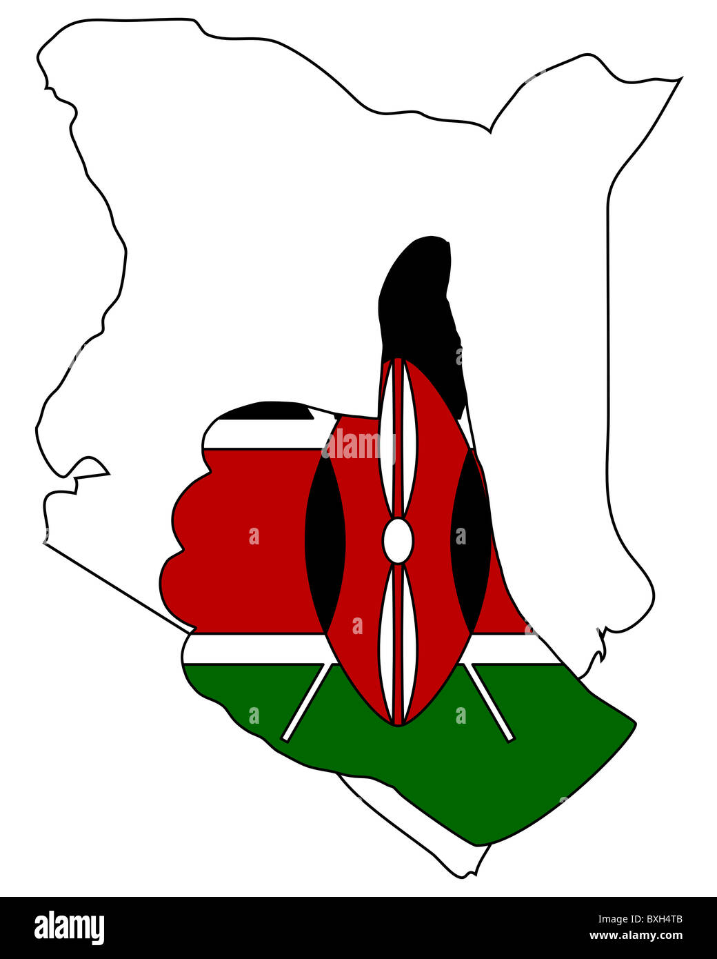 Kenya hand signal Stock Photo - Alamy