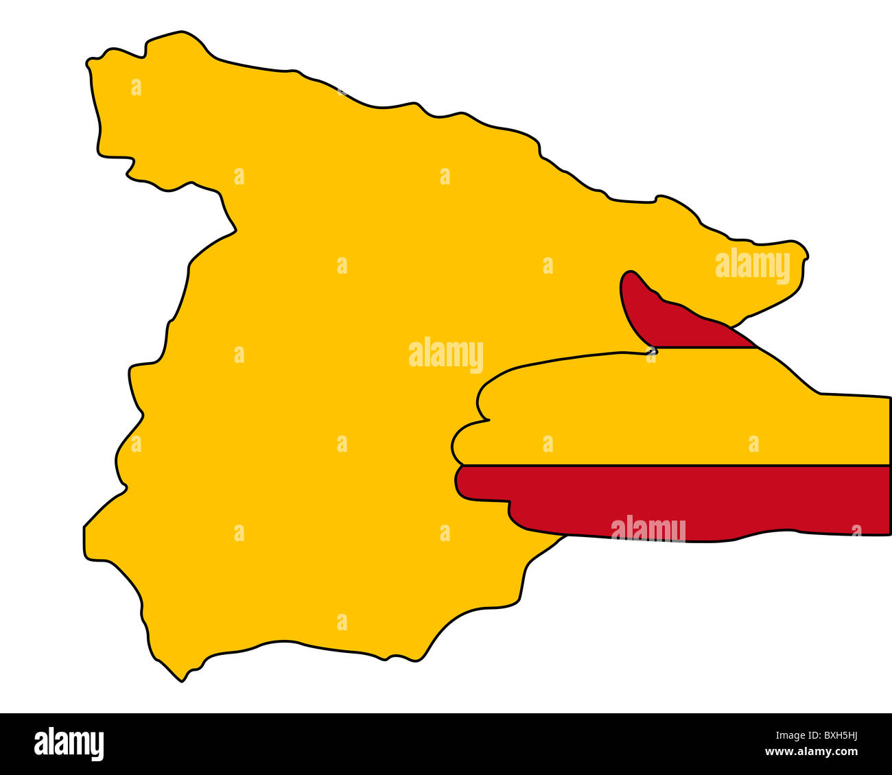 Welcome to spain sign Cut Out Stock Images & Pictures - Alamy