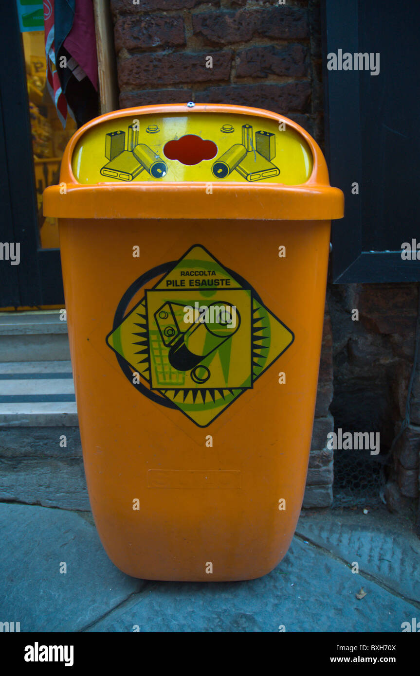 Battery recycling bin hi-res stock photography and images - Alamy