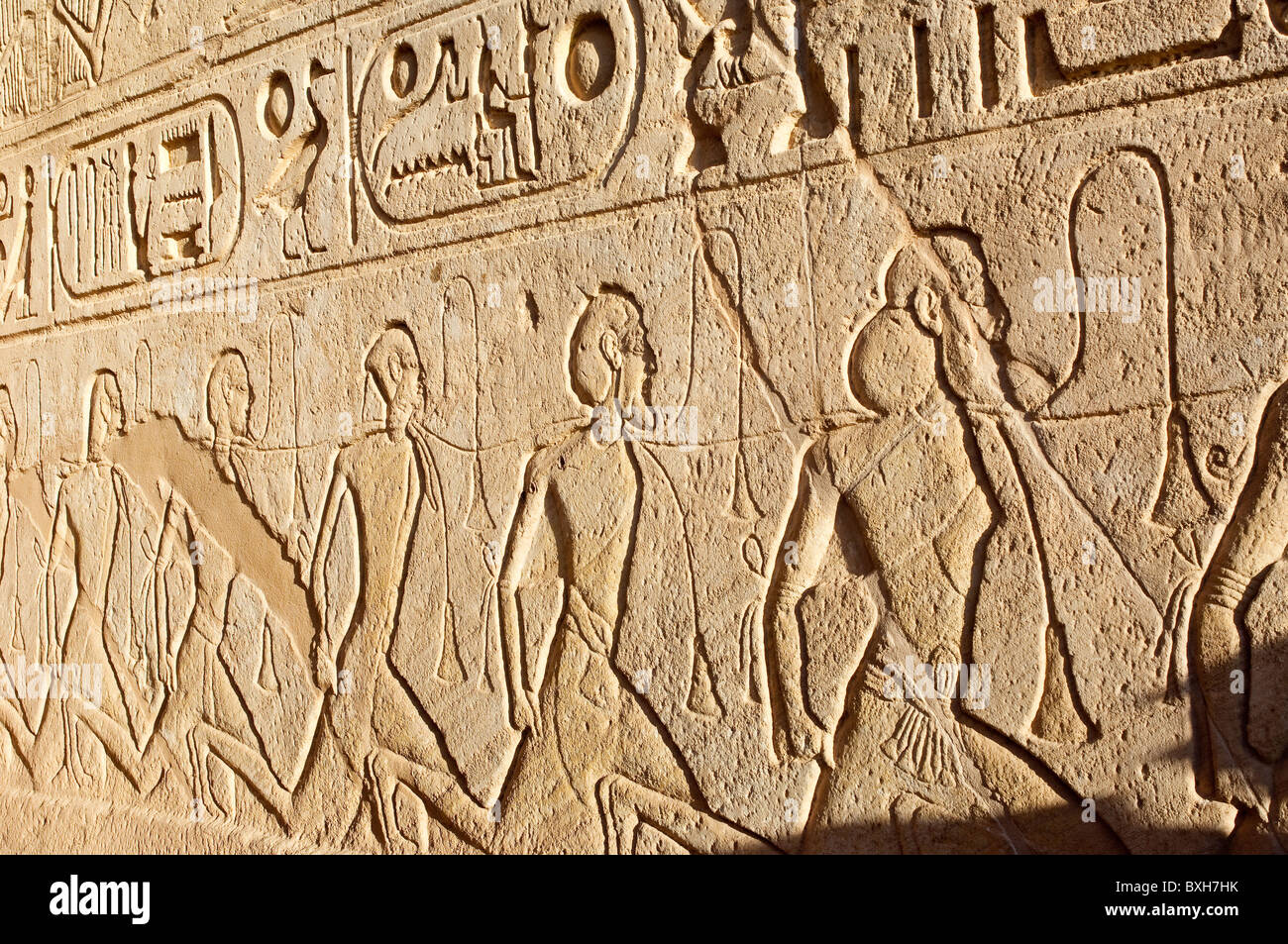 Egypt, Egyptian hieroglyphs at Abu Simbel Temple Nubian Monuments abu ...