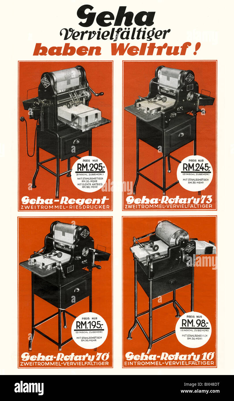 Hectographs hi-res stock photography and images - Alamy