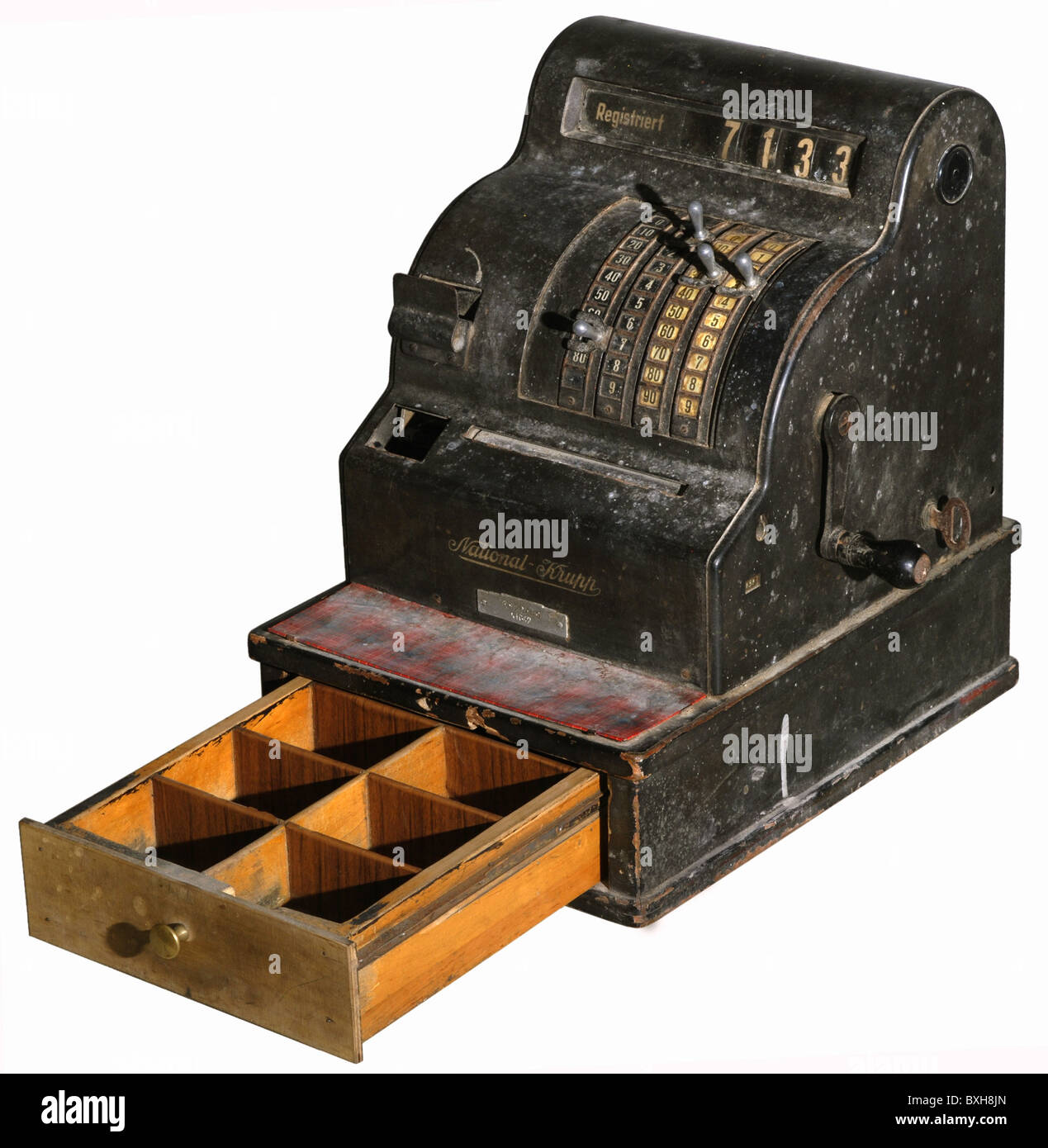 money / finance, empty cash register, made by National Krupp ...