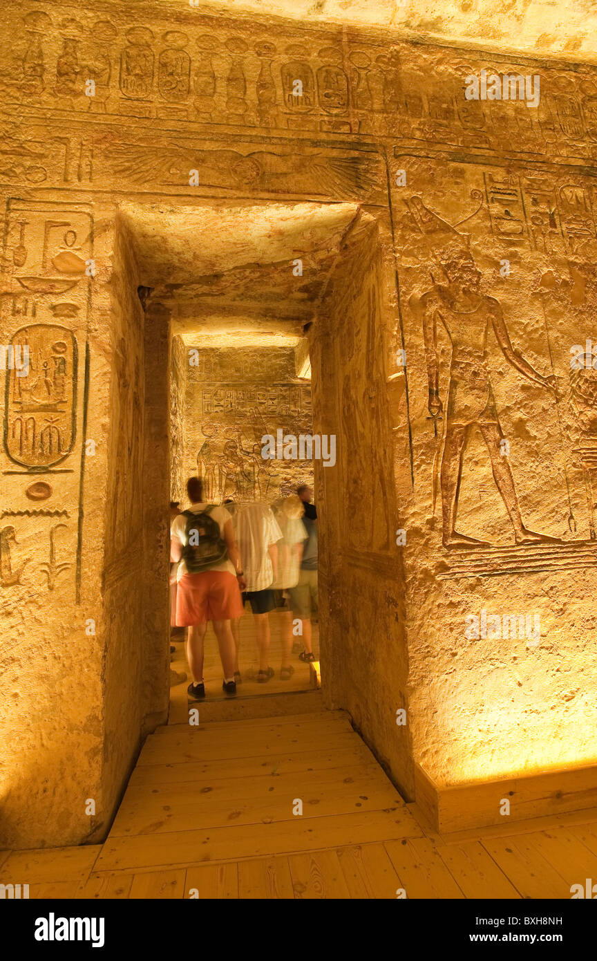 Egypt, Egyptian hieroglyphs at Abu Simbel Temple Nubian Monuments abu ...