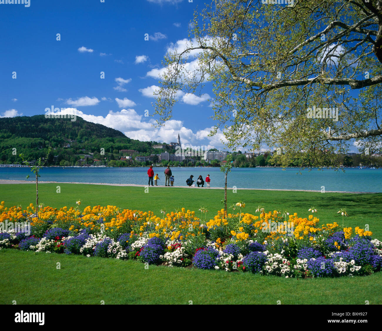 Lake Annecy and Park, Annecy, Haute-Savoie, France Stock Photo - Alamy