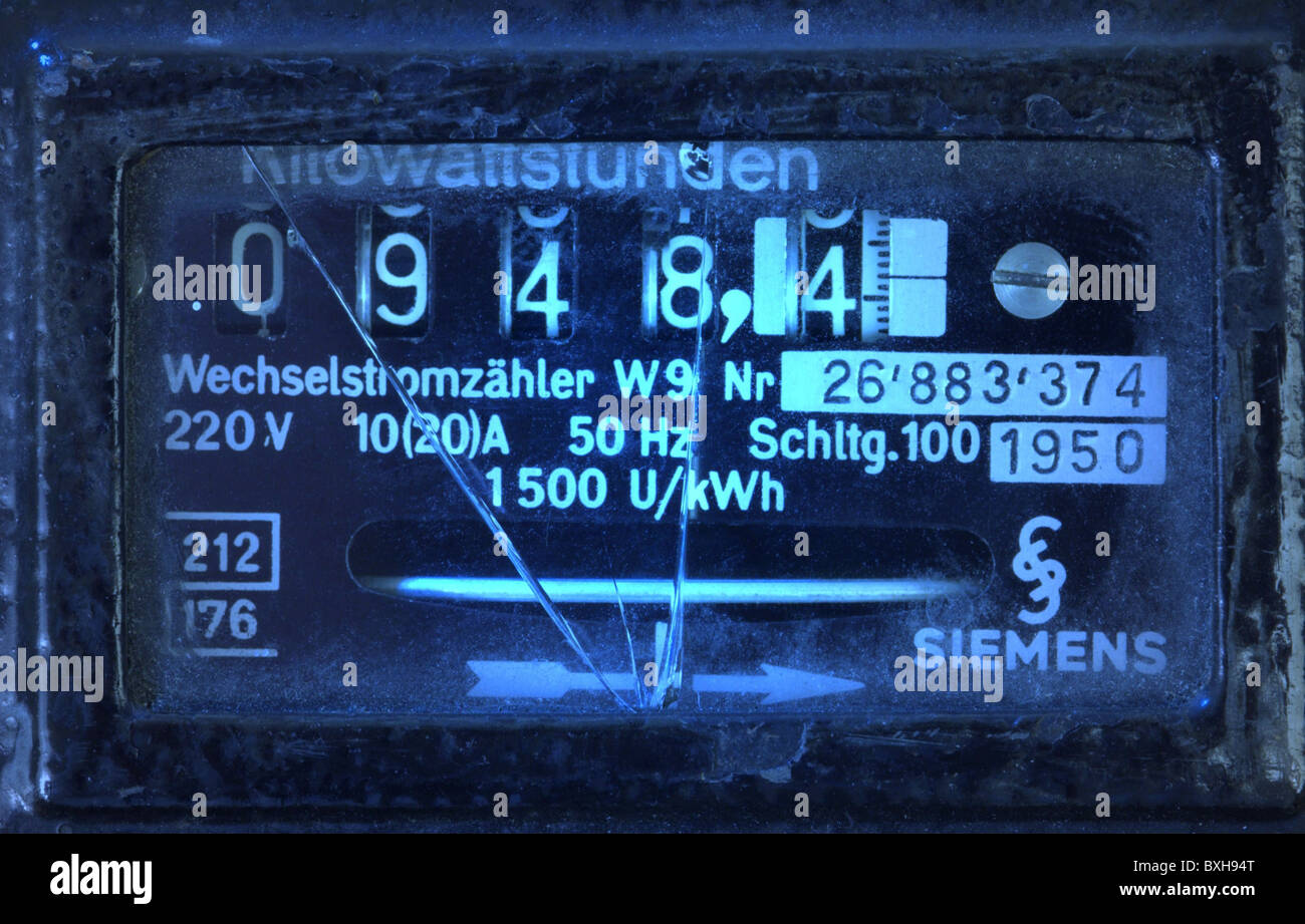 Kilowatt hour meter hi-res stock photography and images - Alamy