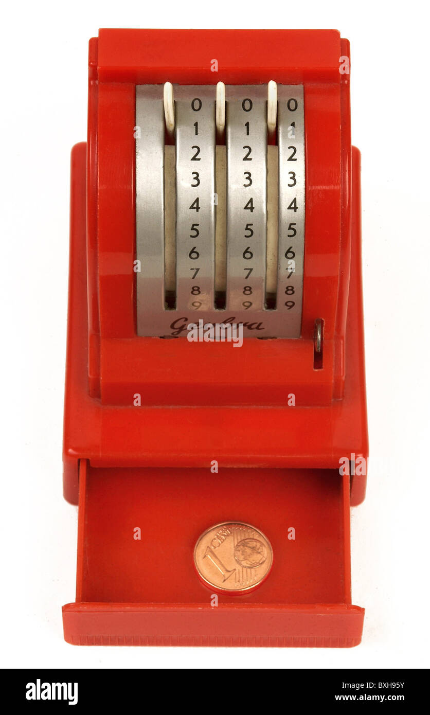 toys, cash register with 1 cent, Germany, 20th century, historic ...