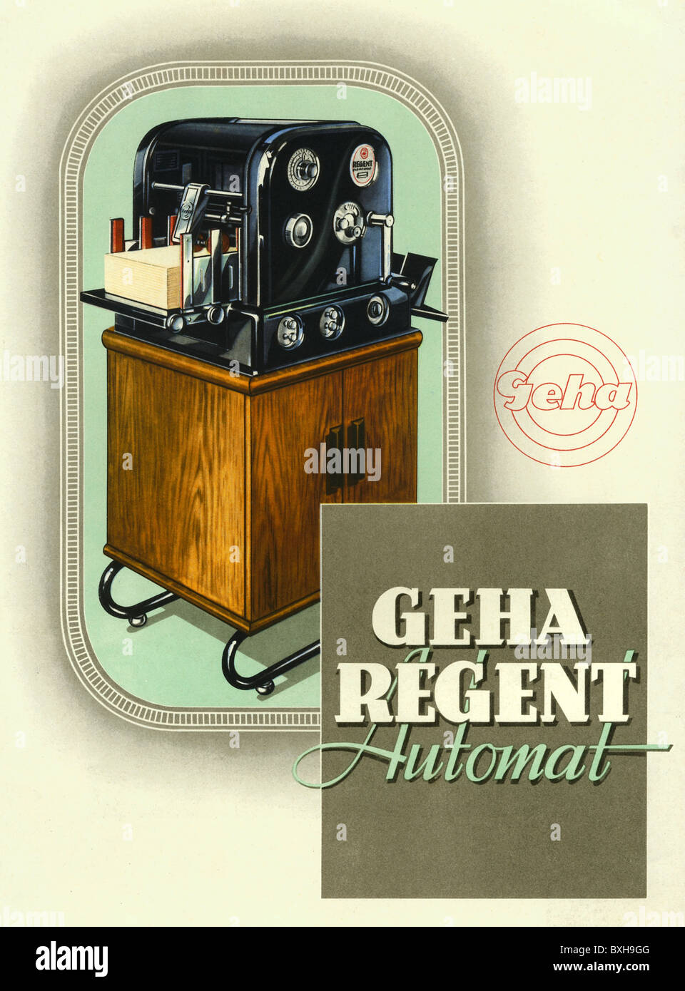 technics, hectograph, Geha, typ Regent Automat, Germany, circa 1938 ...