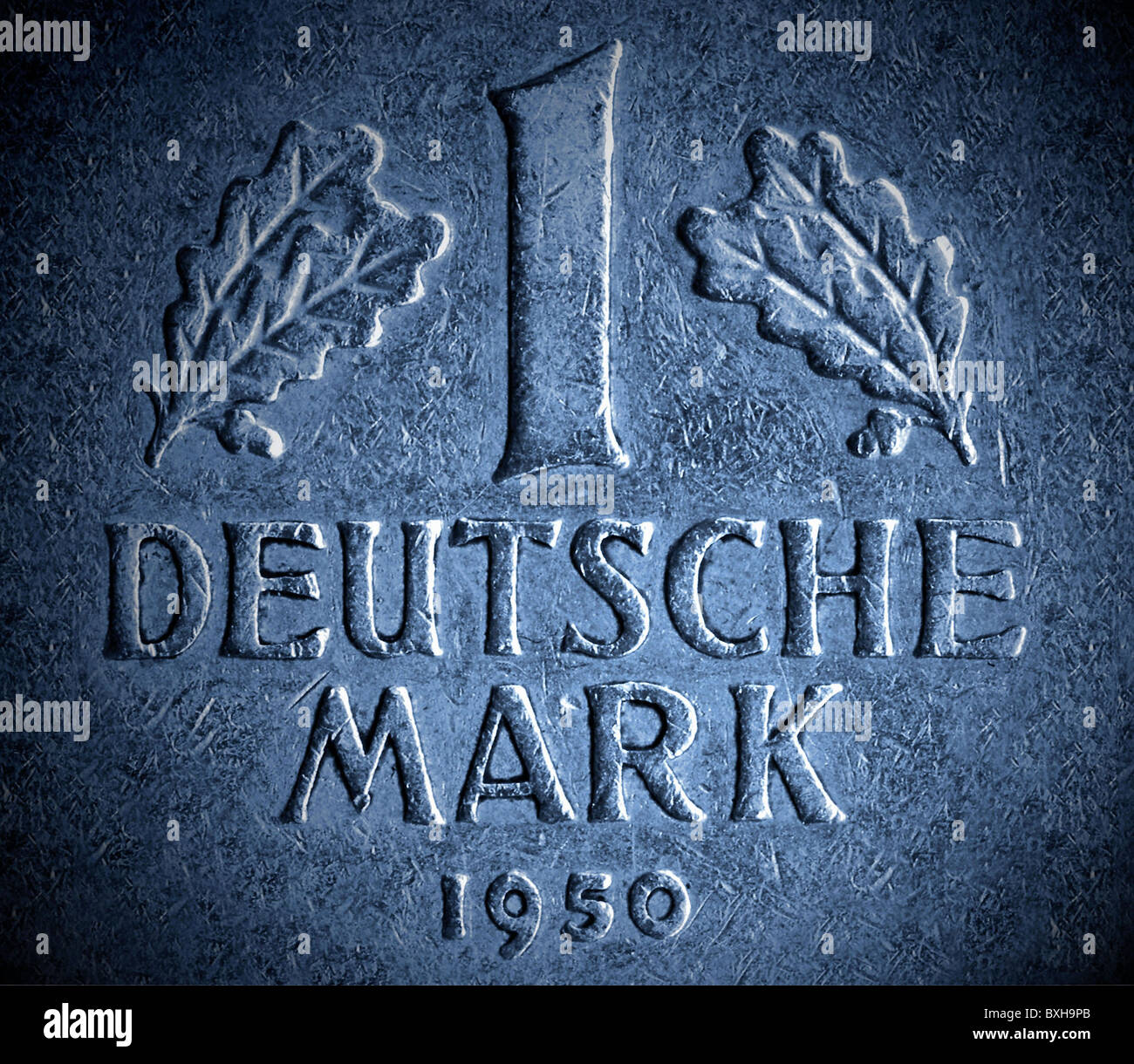 money / finance, coins, Germany, 1 Deutsche Mark, coined in 1950 ...