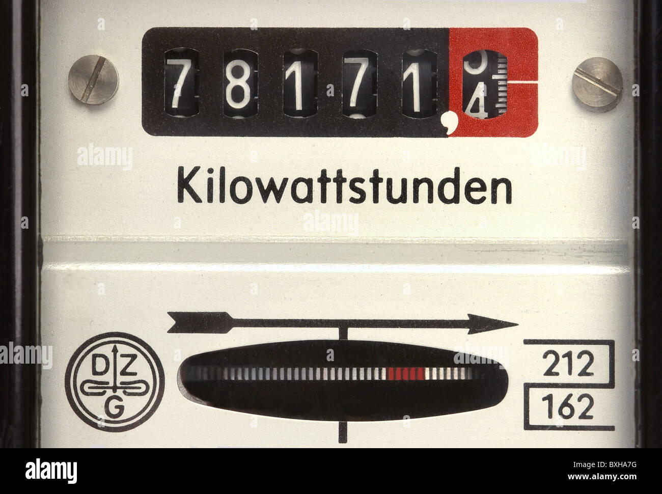 energy, electricity, electricity meter, Germany, circa 1965, Additional ...