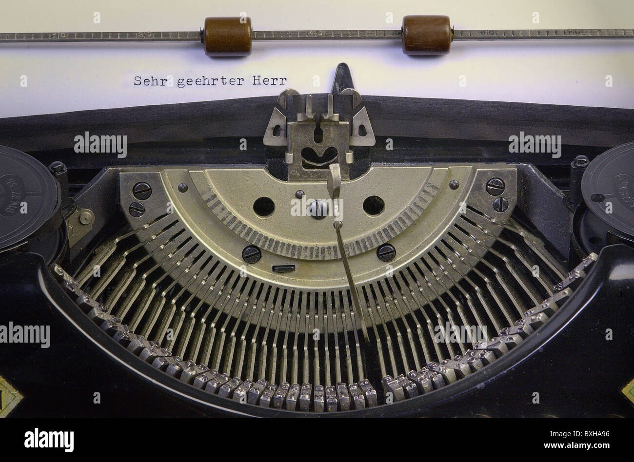 office, office equipment, mechanical typewriter Mercedes, typ Prima ...