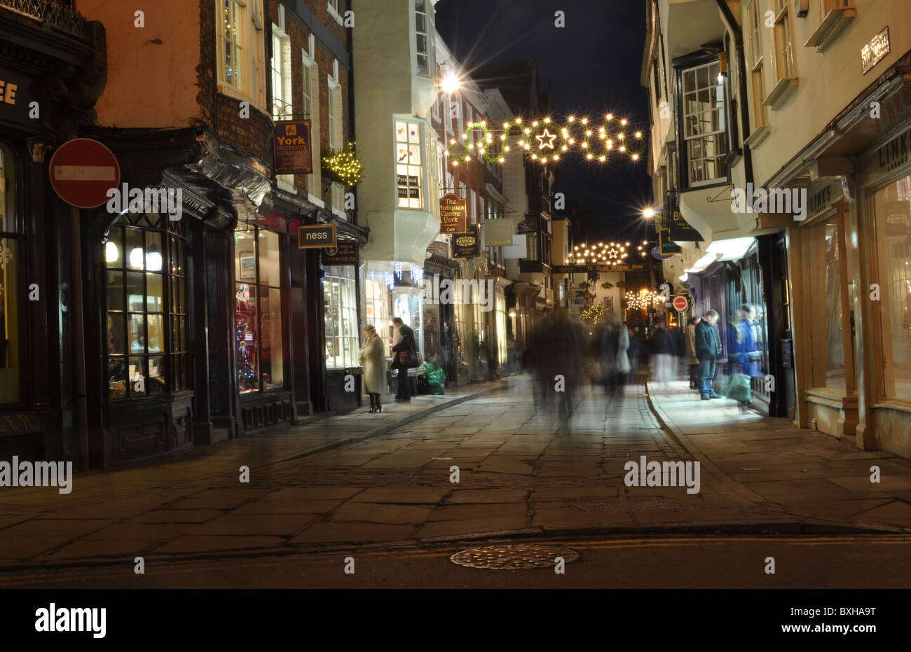 York Stonegate High Petergate Stock Photo - Alamy