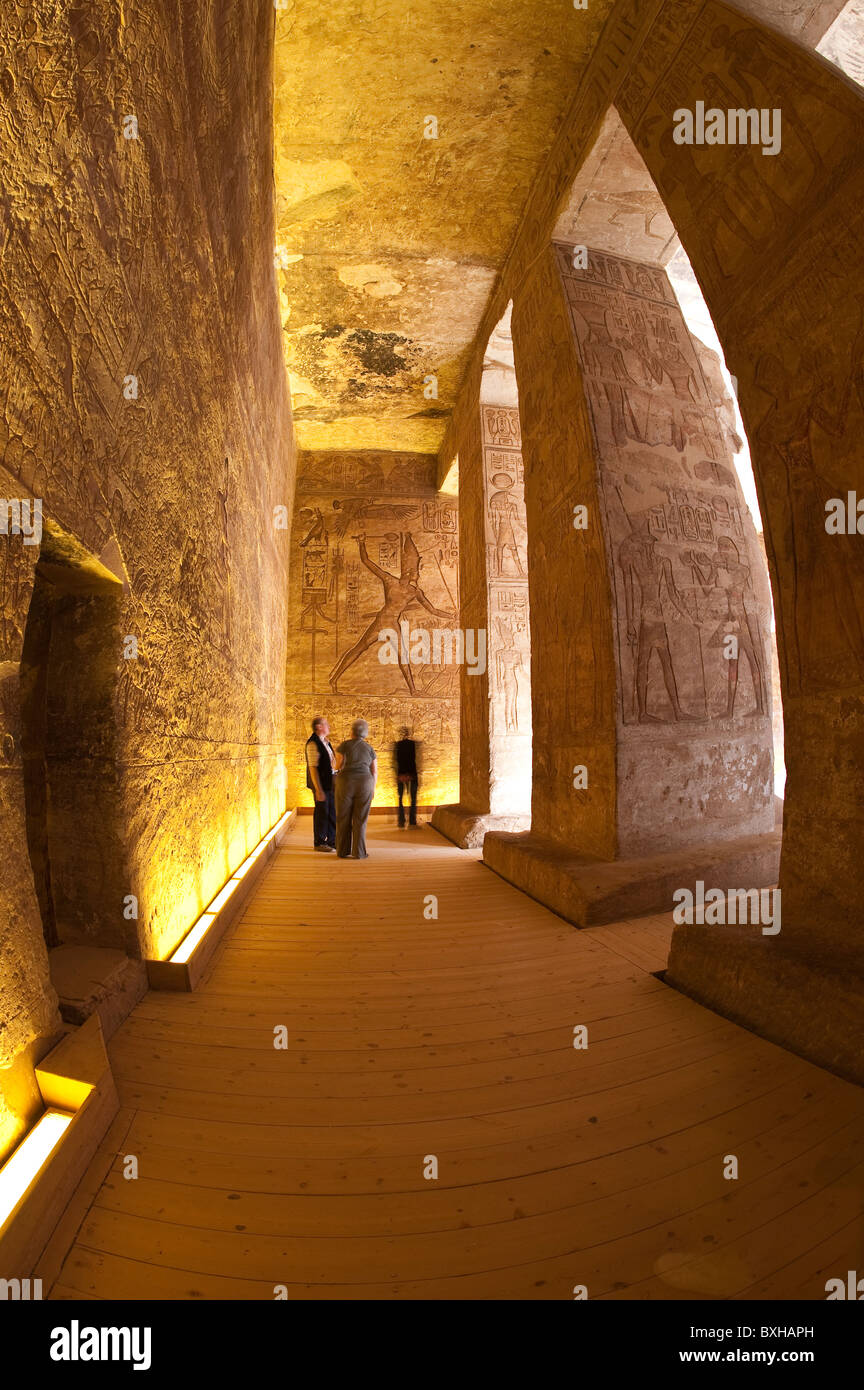 Egypt, Egyptian hieroglyphs at Abu Simbel Temple Nubian Monuments abu ...