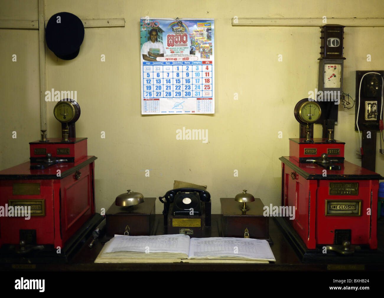 Colonial era communications system at Ella railway station, Hill ...