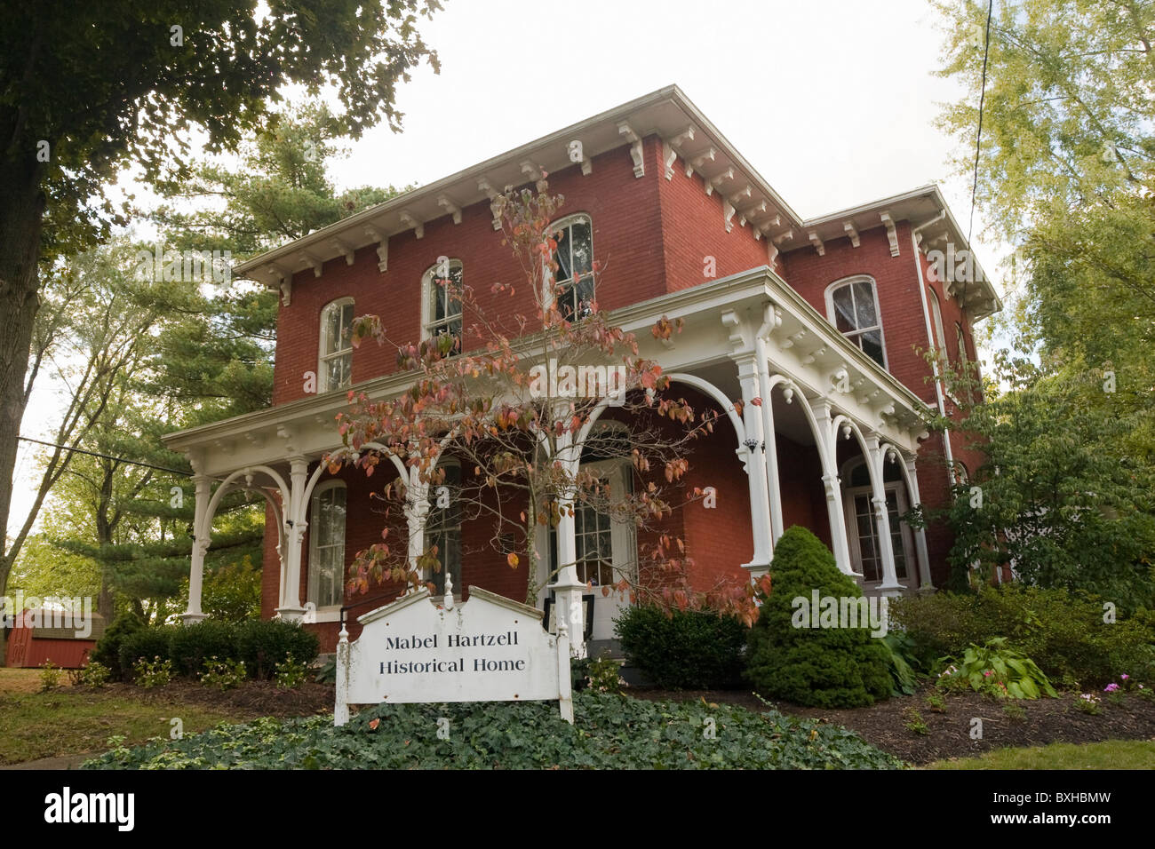 Mabel Hartzell Historical Home, Alliance, Ohio, USA Stock Photo - Alamy