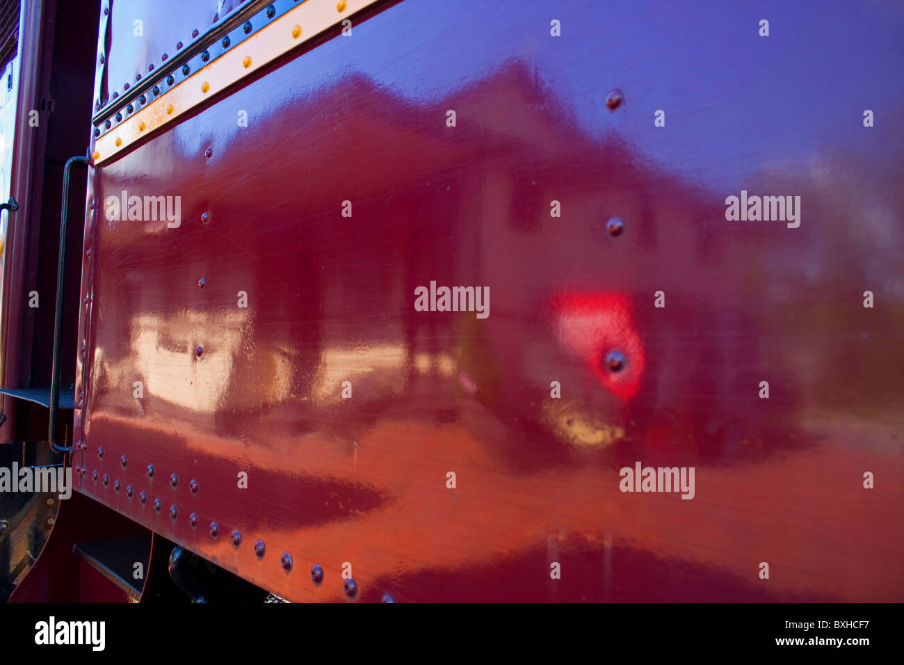 Train Station building reflection in the train. New Hope, Pennsylvania ...