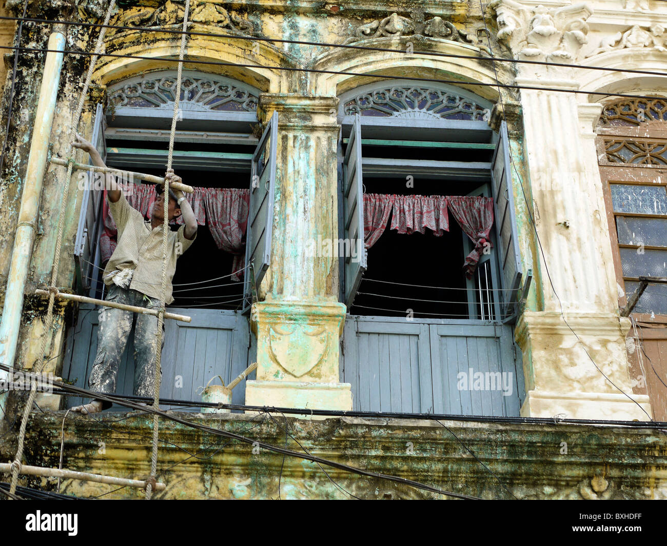 Rangoon colonial hi-res stock photography and images - Alamy