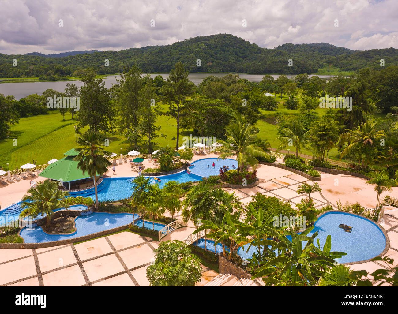 GAMBOA, PANAMA - Swimming pool at Gamboa Rainforest Resort Stock Photo ...