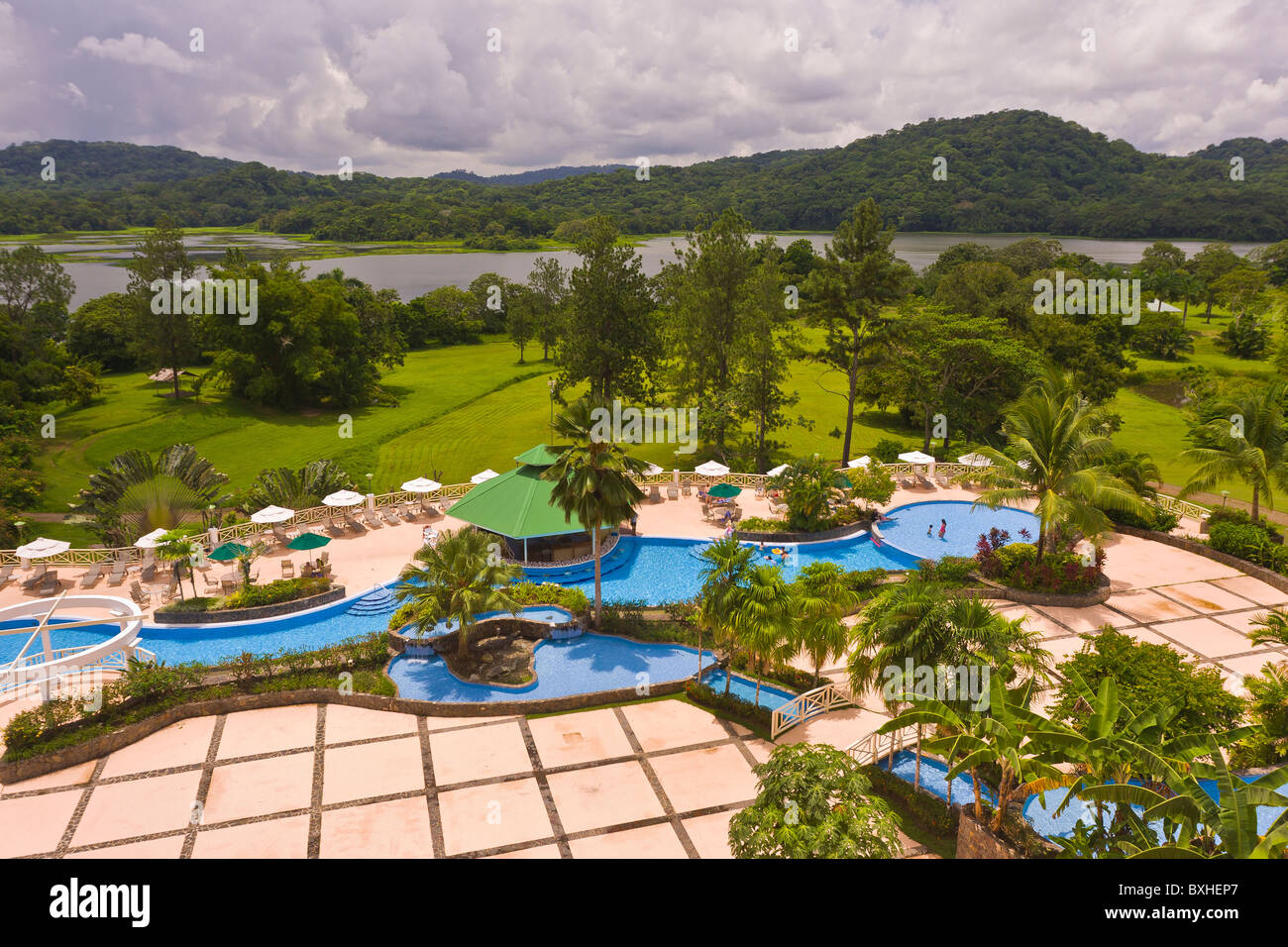 GAMBOA, PANAMA - Swimming pool at Gamboa Rainforest Resort Stock Photo ...