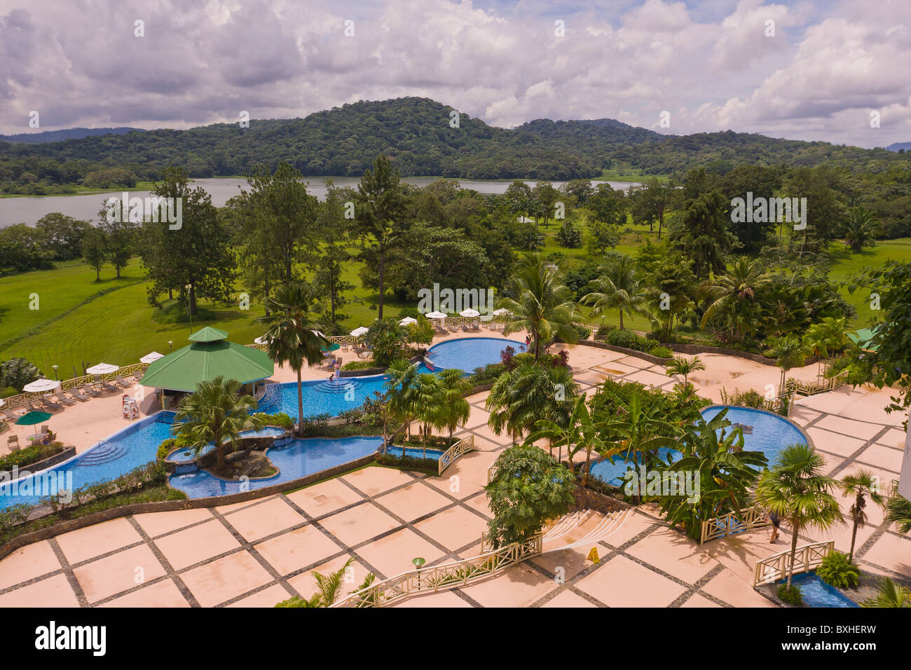 GAMBOA, PANAMA - Swimming pool at Gamboa Rainforest Resort Stock Photo ...