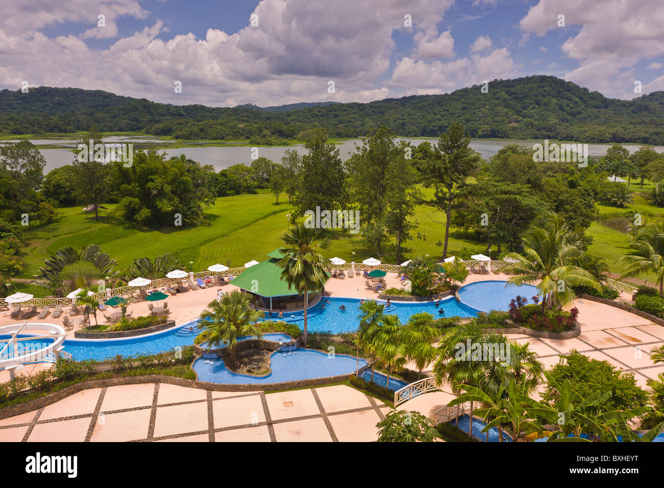 GAMBOA, PANAMA - Swimming pool at Gamboa Rainforest Resort Stock Photo ...