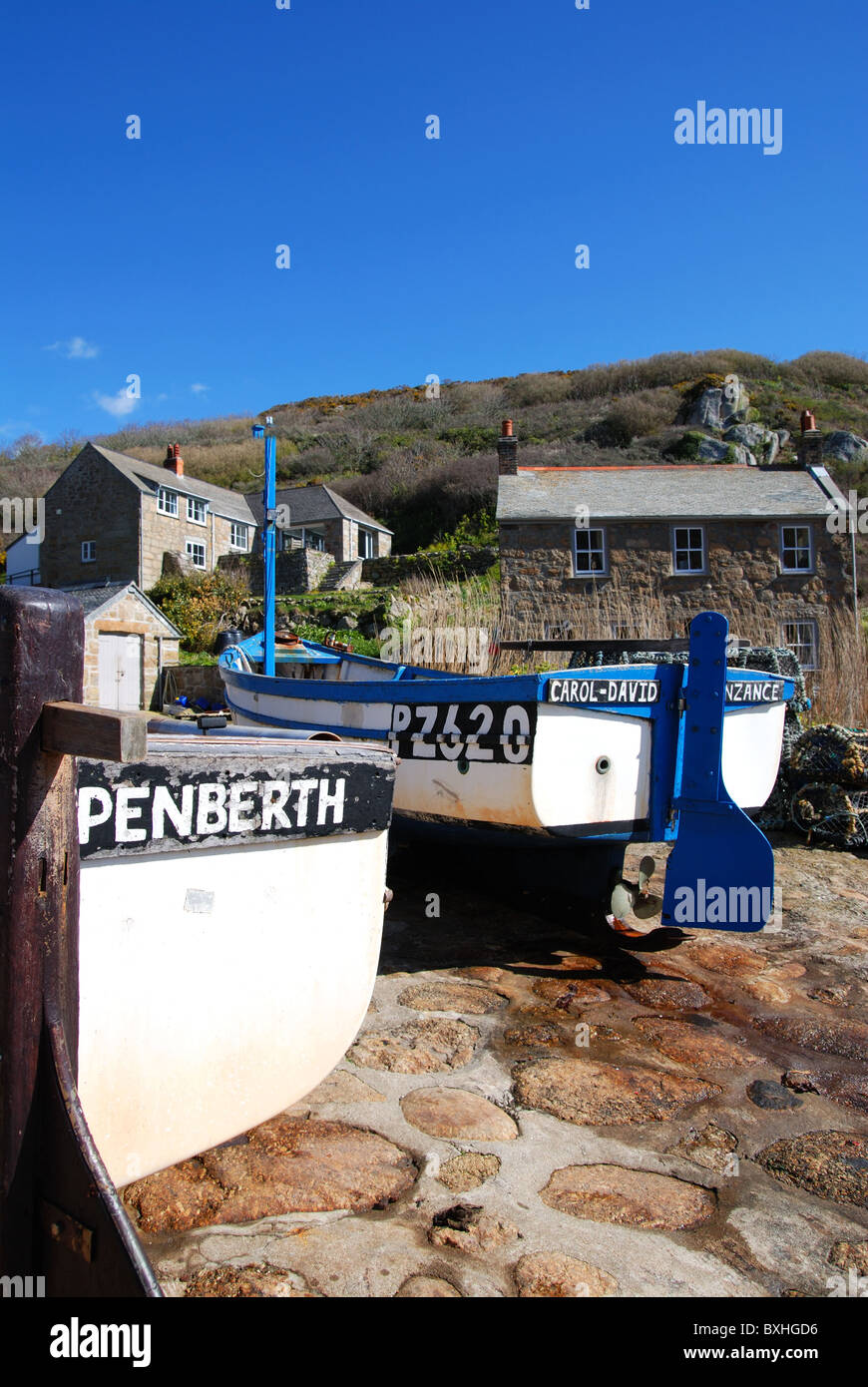 Penberth cove cornwall poldark village hi-res stock photography and ...
