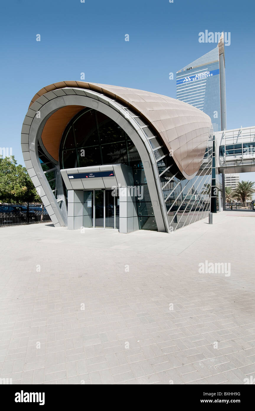 Dubai metro station stations hi-res stock photography and images - Alamy
