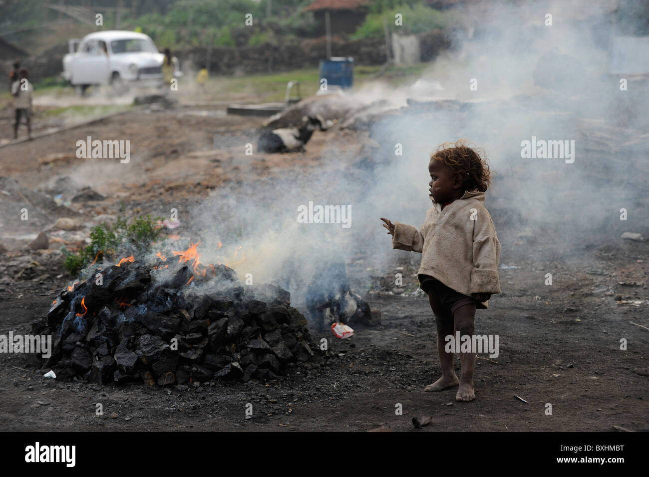 INDIA Jharkand, Jharia, people live near coal fields of BCCL, the ...