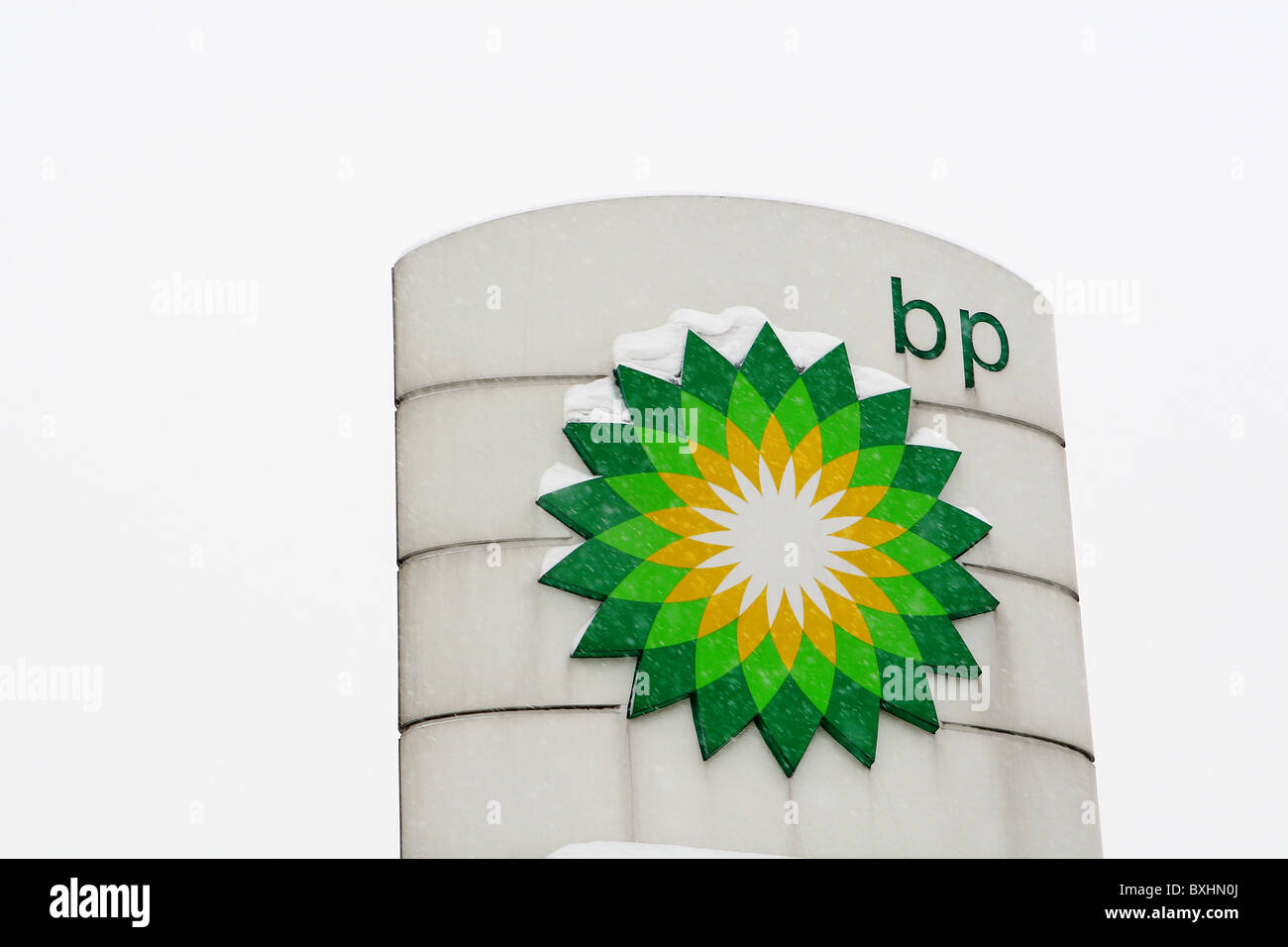 BP gas station sign Stock Photo - Alamy