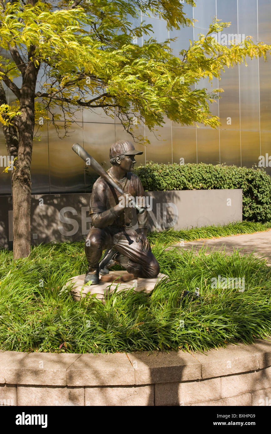 Baseball Batter Statue at 33 East Second Street Building in Dayton ...