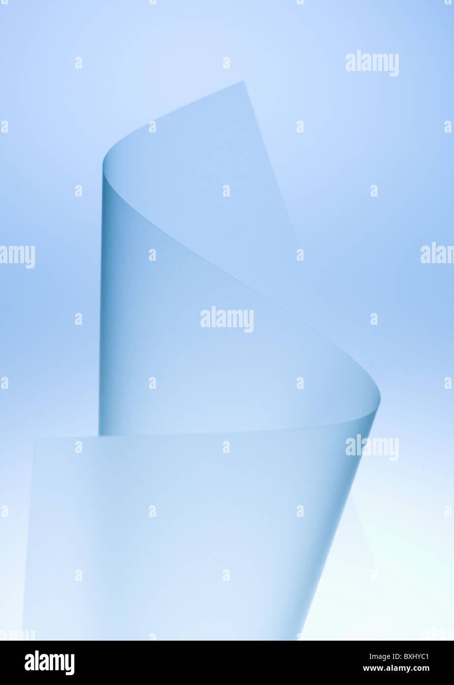 Blue curved line Stock Photo - Alamy