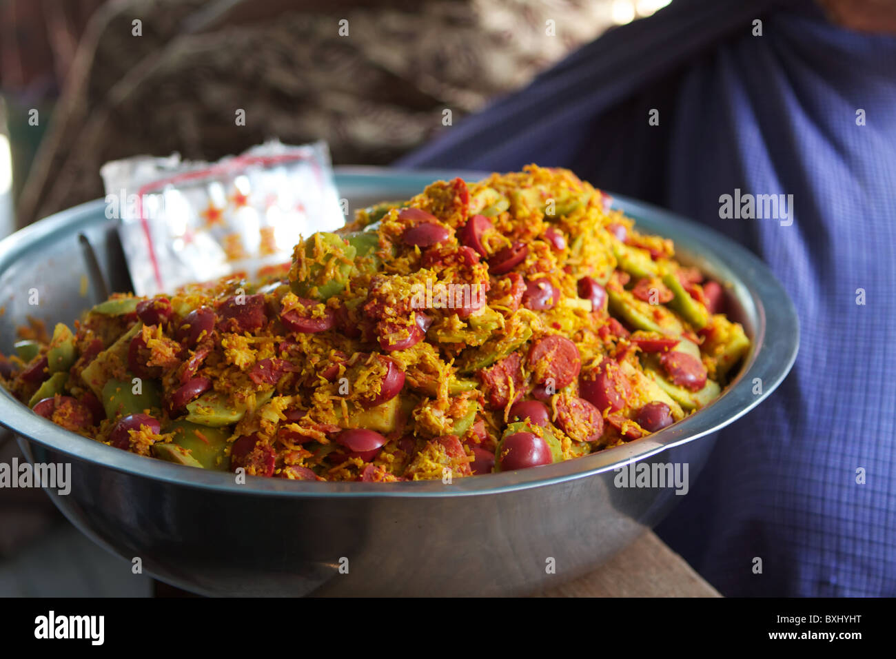 burmese street food Stock Photo - Alamy