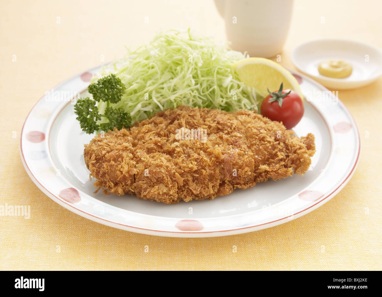 Deep fried pork cutlet Stock Photo - Alamy