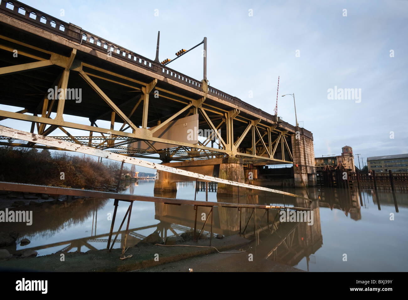 The Dismantled South Park Bridge on the Duwamish River - South Park ...