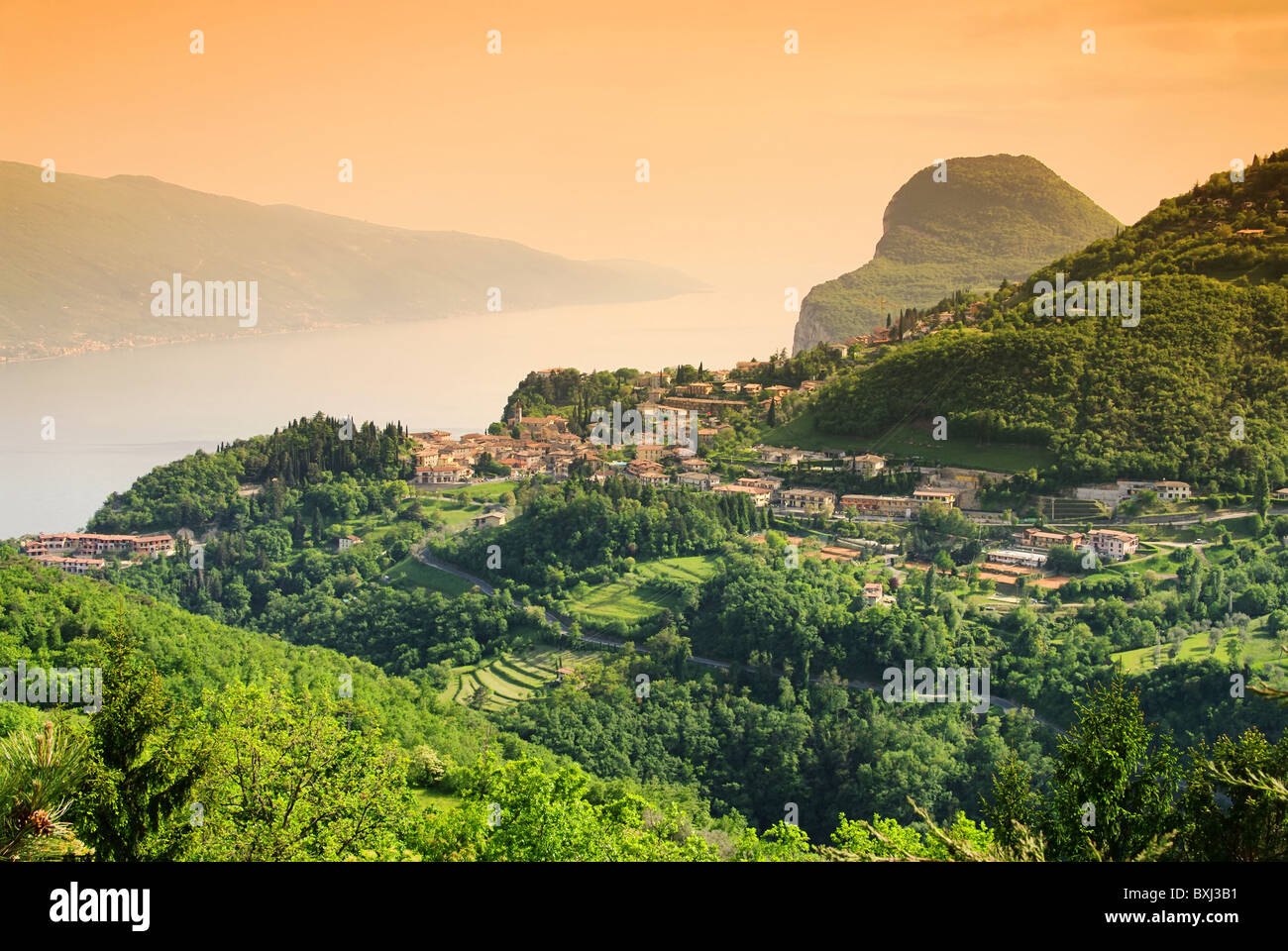 Gardasee Tremosine 01 Stock Photo - Alamy