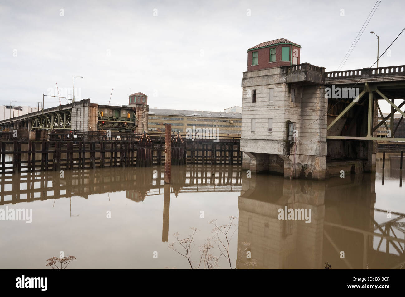 The Dismantled South Park Bridge on the Duwamish River - South Park ...